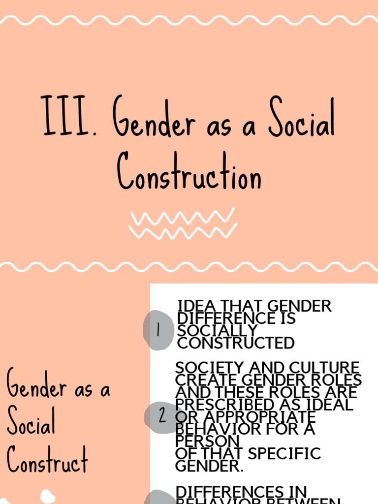 Gned10 Gender As Social Construction | PDF | Socialization | Gender