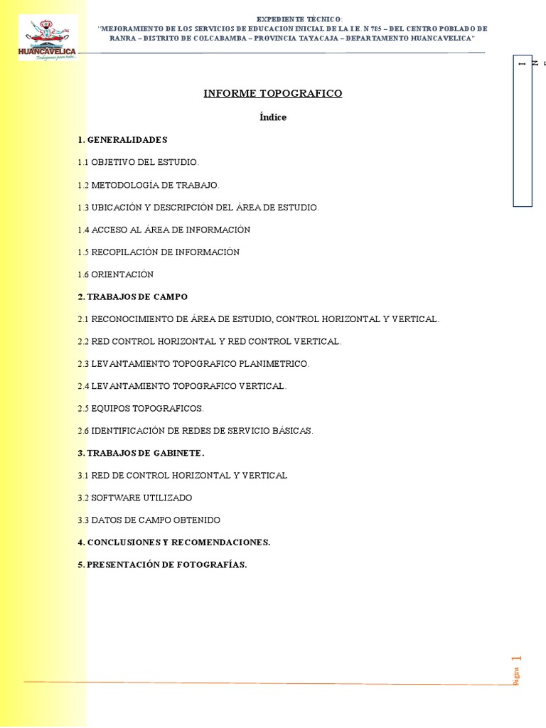 Mejoras en Educación Inicial Ranra | PDF | Topografía | Planificación