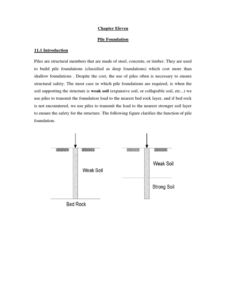 Understanding Pile Foundations and Types | PDF | Deep Foundation ...