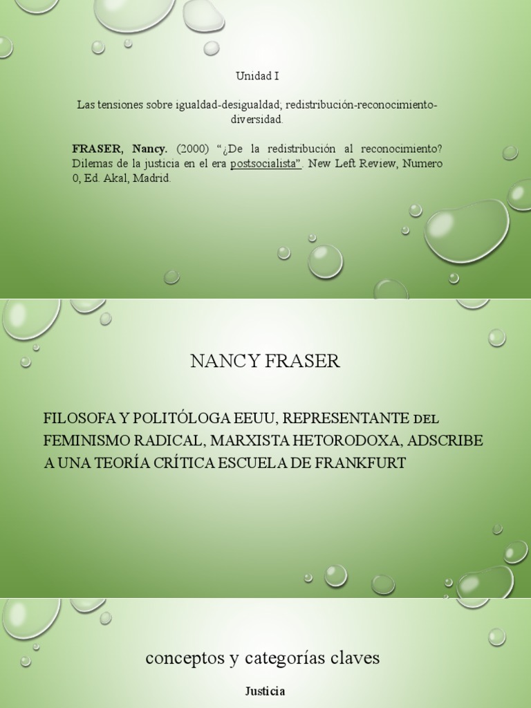 Nancy Fraser | PDF | Género | Estudios de género