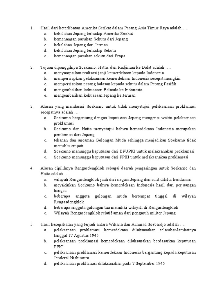 Dampak Pendudukan Jepang di Indonesia | PDF