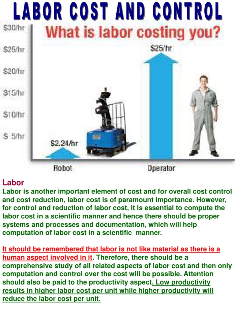 Labor Cost Computation & Control Presentation 4 | PDF | Cost Of Living ...