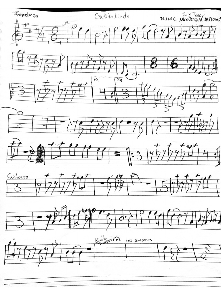 Cielito Lindo Sax Tenor Big Javy | PDF