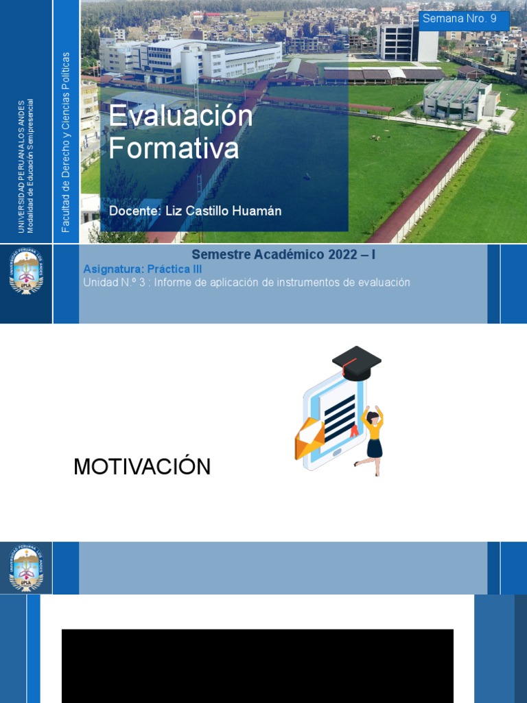 Evaluación Formativa | PDF | Evaluación | Aprendizaje