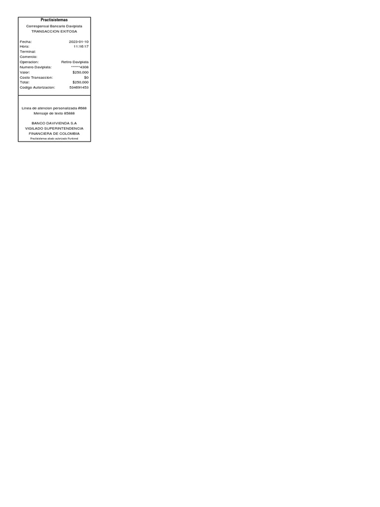 Practisistemas: Practisistemas Aliado Autorizado Puntored | PDF