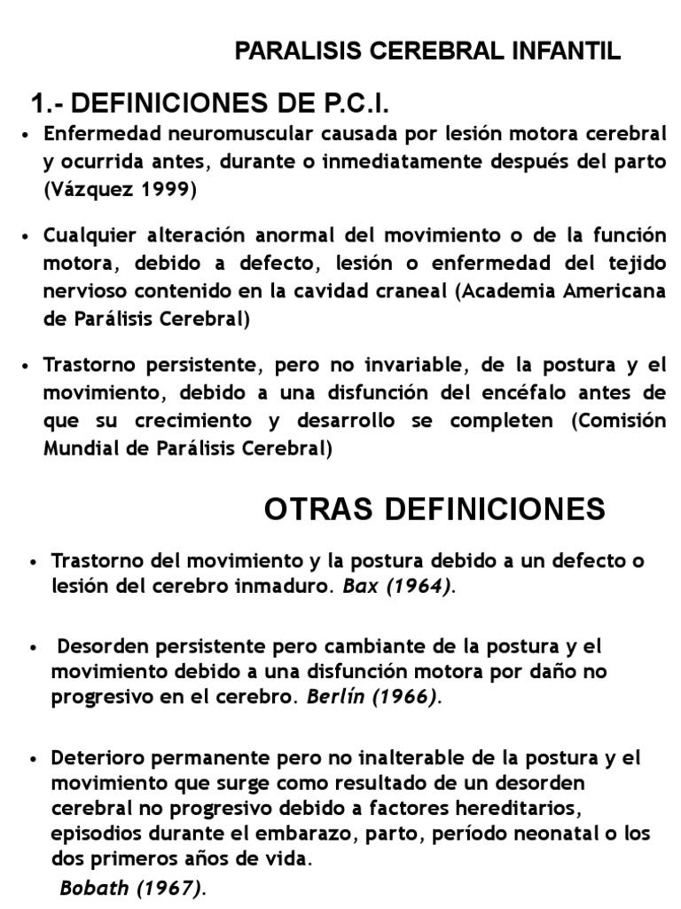 Tipos de Parálisis Cerebral Infantil | PDF | Ciencia y matemáticas