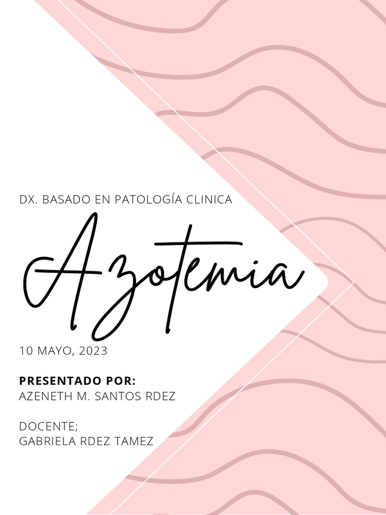 Caso Azotemia | PDF