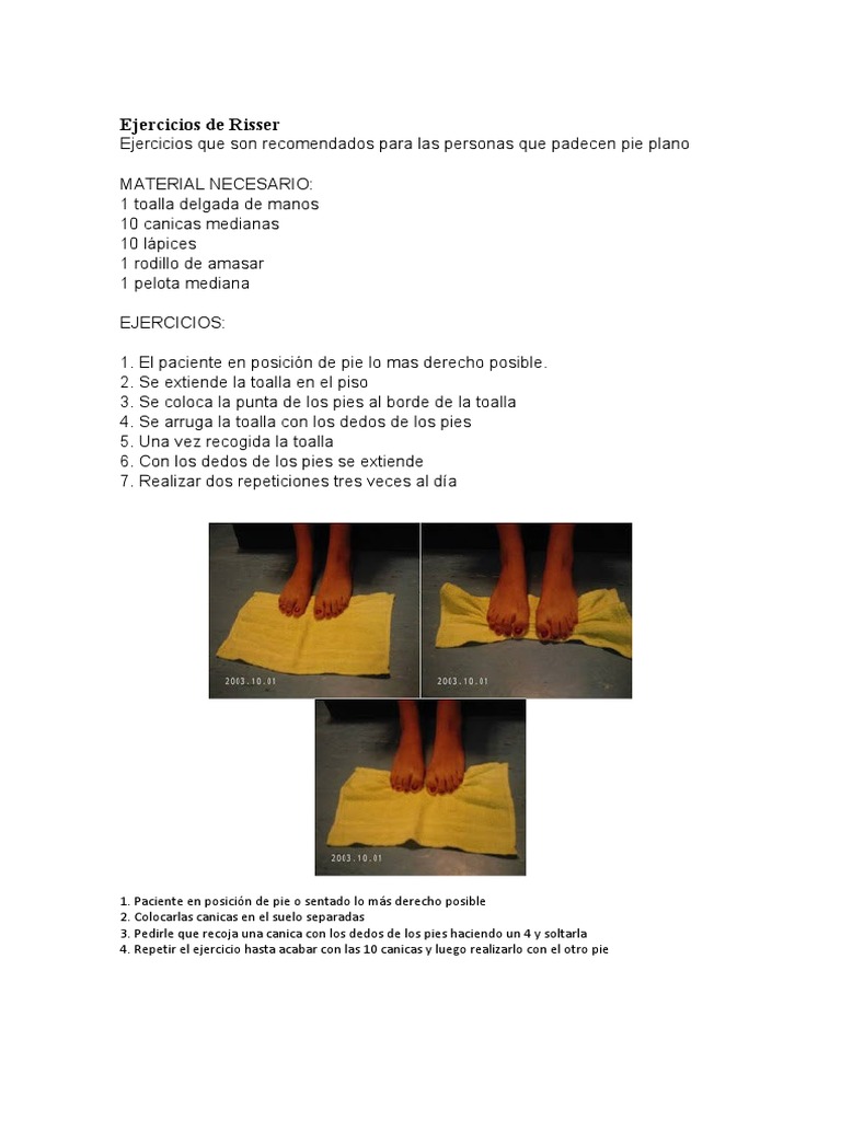 Ejercicios de Risser | PDF