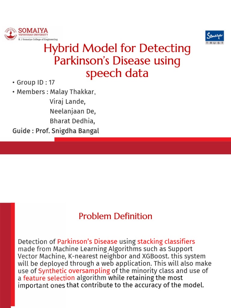 Disease Detection | PDF | Parkinson's Disease | Machine Learning