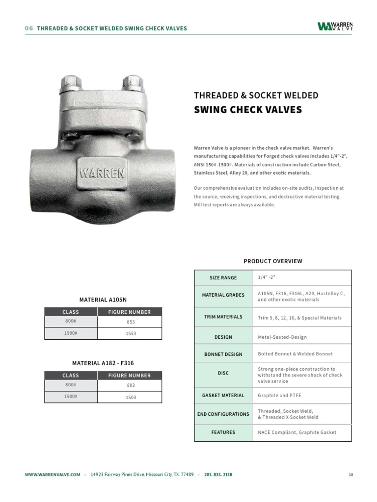 Forged Steel Swing Check Threaded SW Socket Welded 853 803 1553 1503 ...