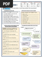 Past Time Words: Grammar Worksheet | PDF | Language Mechanics | Grammar