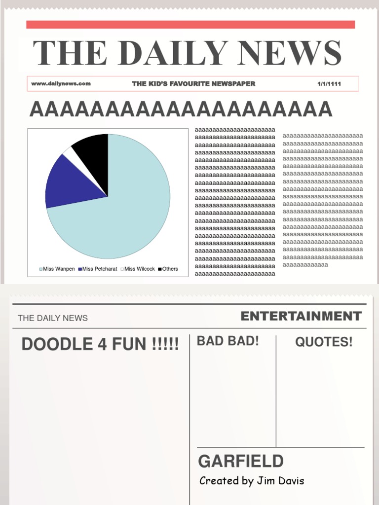 Daily News Template | PDF