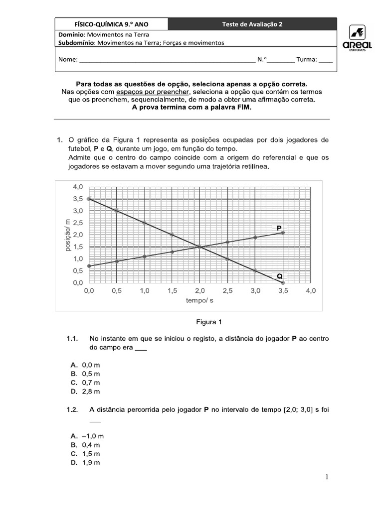 Ficha FQ 1 | PDF
