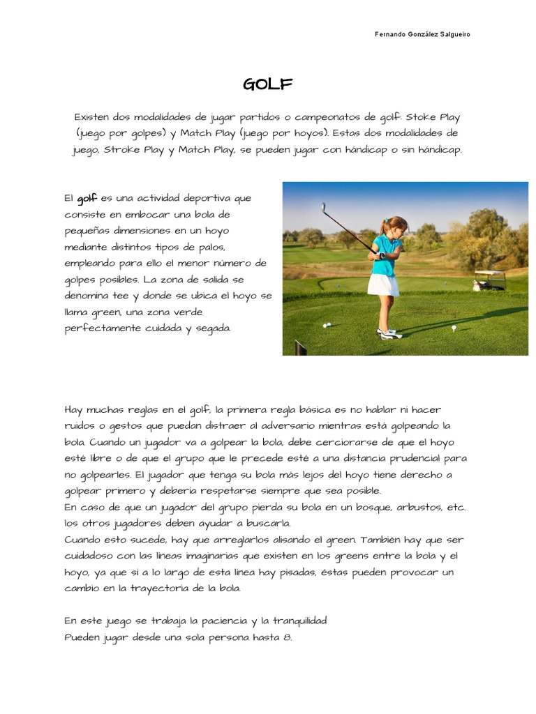 GOLF | PDF