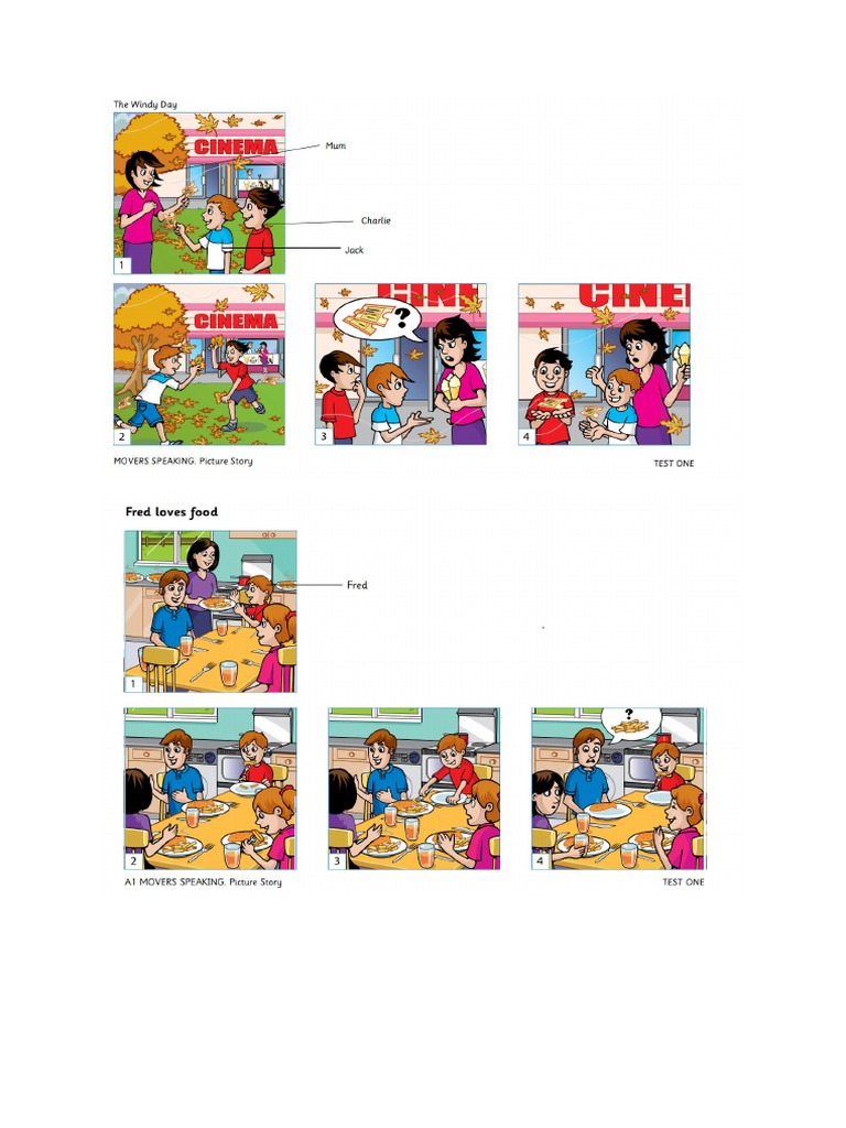 Vokánics Kinga 4c - Story Telling Fred 'S Dinner and The Windy Day | PDF