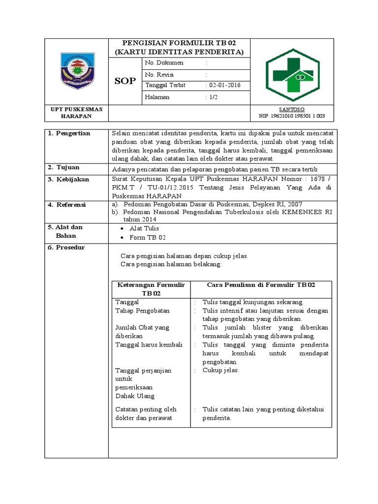 pengisian-formulir-tb-02 | PDF
