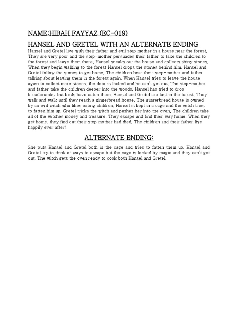 Alternate Ending | PDF