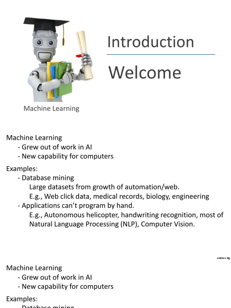 AZ AI Lec 08 Machine Learing1 | PDF | Machine Learning | Regression Analysis