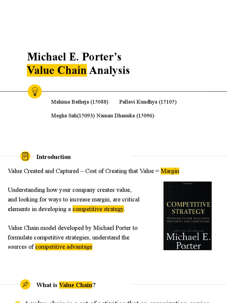 BPS - Value Chain Analysis | PDF | Value Chain | Logistics