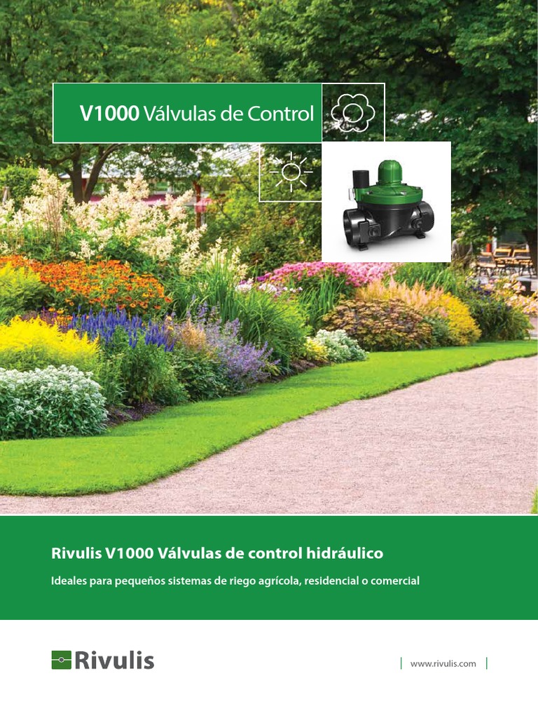 Válvulas de Control Rivulis V1000 | PDF