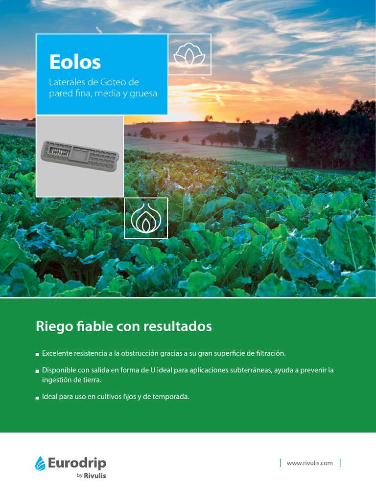 Eurodrip Eolos Espanol Latinoamerica 20220309 Web | PDF