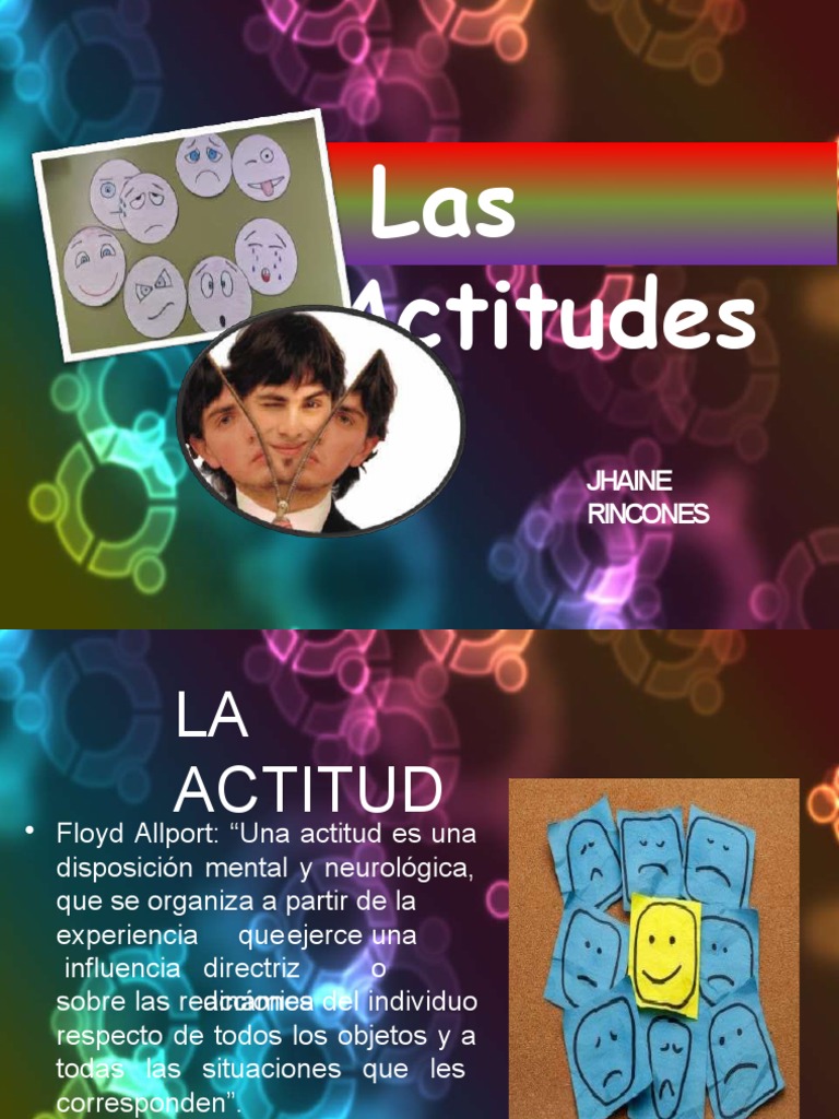 Tema 15. Las Actitudes | PDF | Actitud (psicología) | Comportamiento