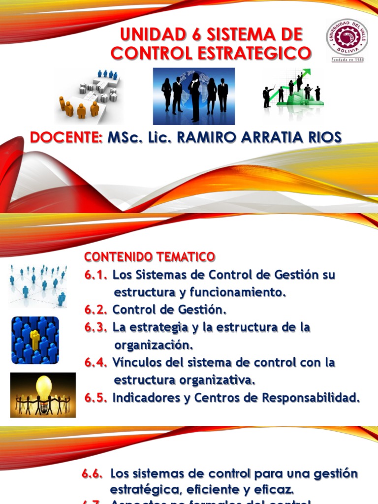 UNIDAD 6 SISTEMA DE CONTROL ESTRATEGICO | PDF | Presupuesto | Mercado ...