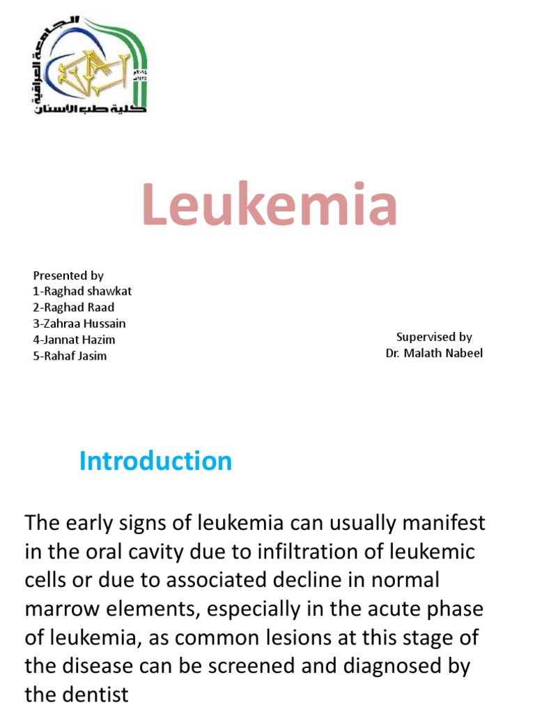 Understanding Leukemia: A Comprehensive Review of its Signs, Symptoms ...
