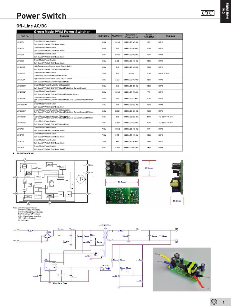 IC For Power Switch | PDF | Electronics | Electronic Engineering
