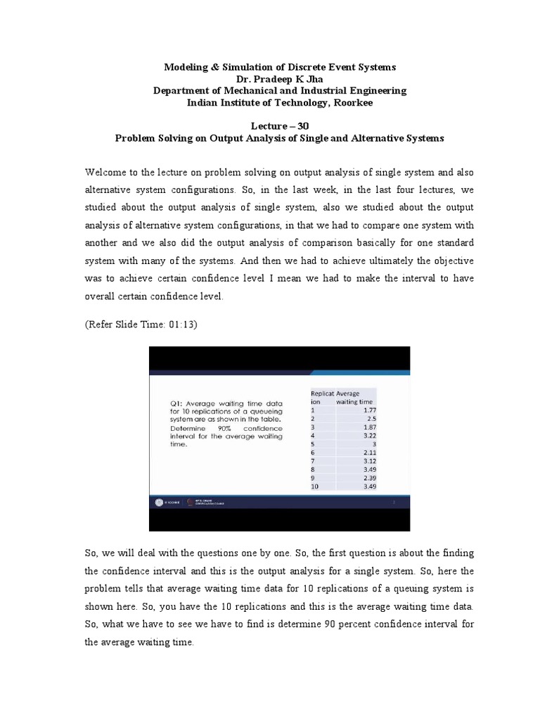 Lec 30 | Download Free PDF | Confidence Interval | Statistics