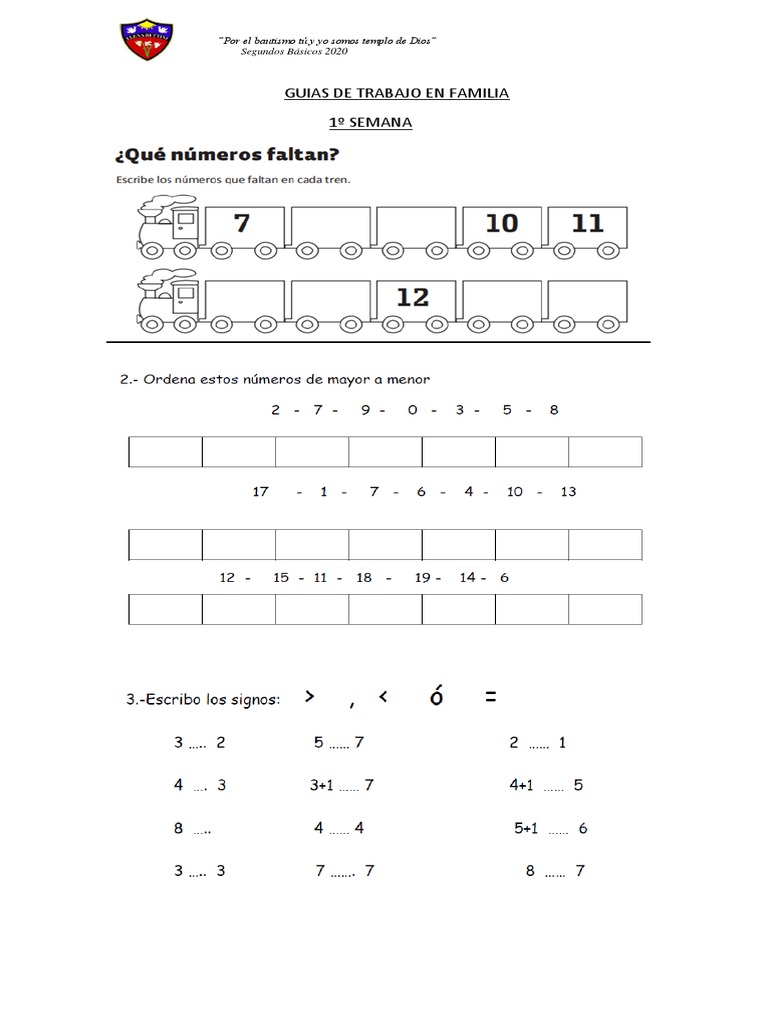 Matematica 2° Basico | PDF