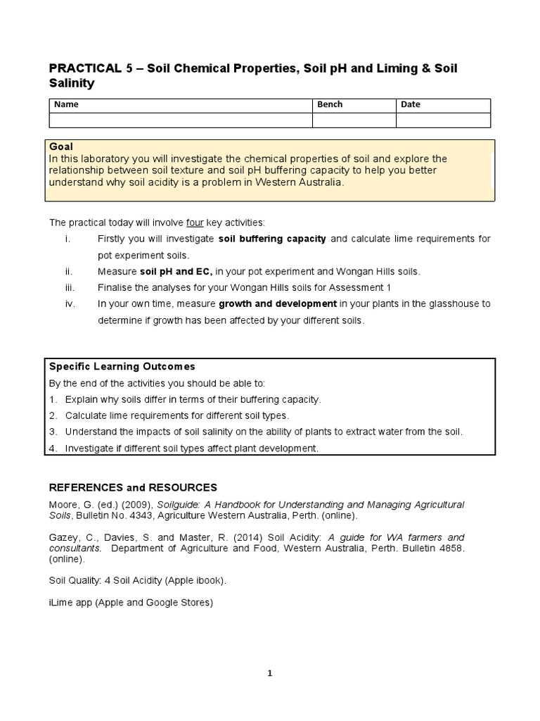 .Archivetempp5 - Soil Chemical Characteristics 2023 | PDF | Soil | Ph .Archivetempp5 - Soil Chemical Characteristics 2023 | PDF | Soil | Ph