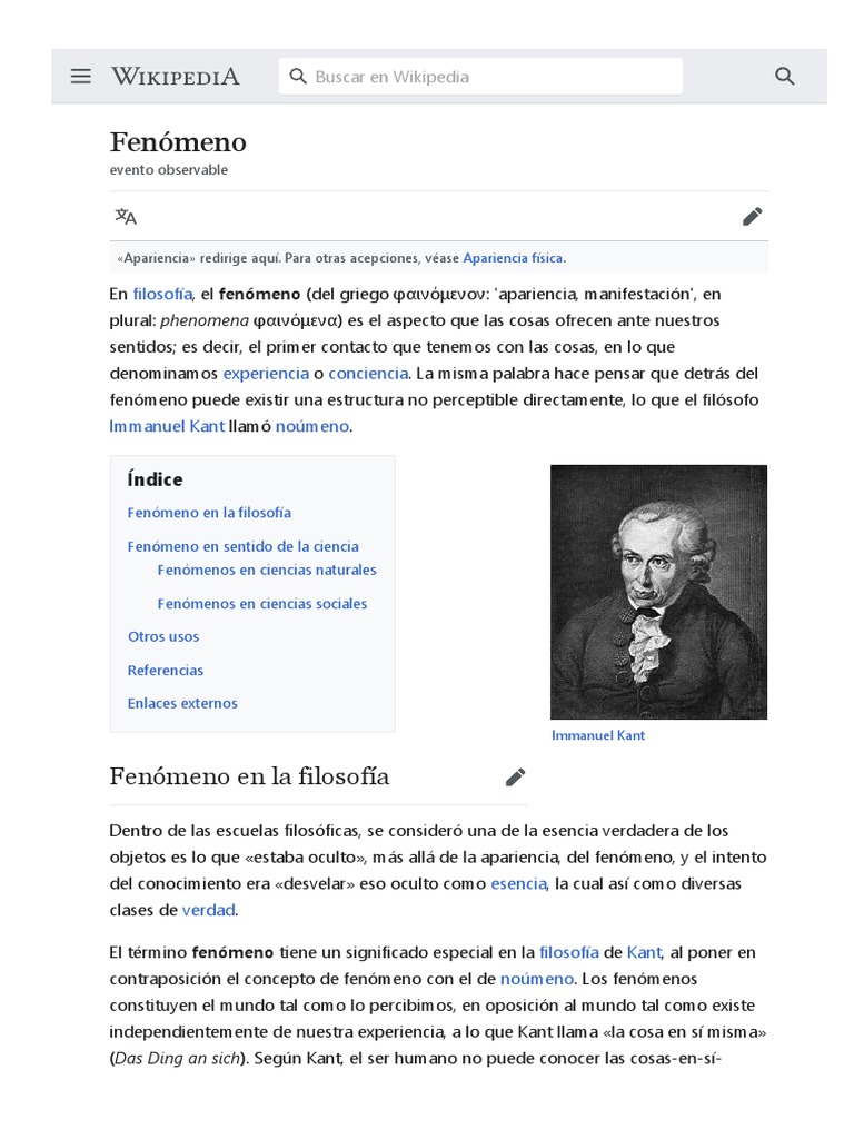 Fenómeno | PDF