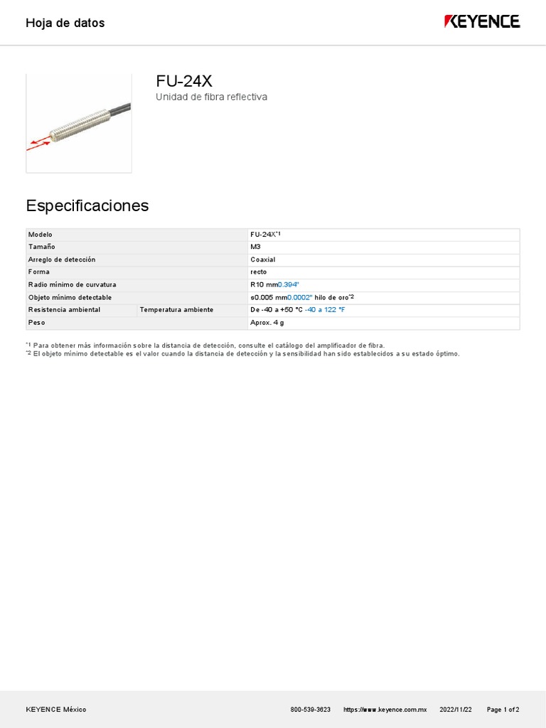FU-24X Datasheet | PDF
