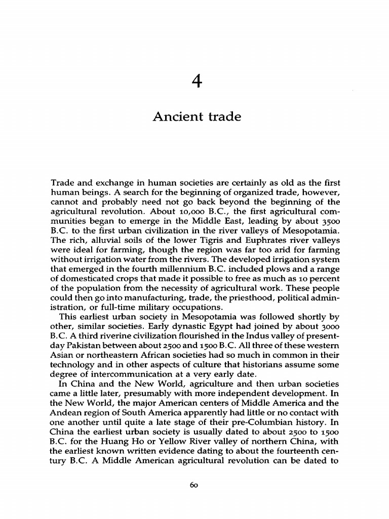 Ancient Trade in Mesopotamia History | PDF | Phoenicia | Mesopotamia