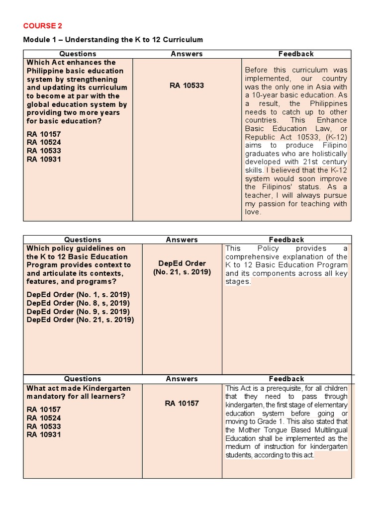 Tip Course Book 2 | PDF | Curriculum | Learning