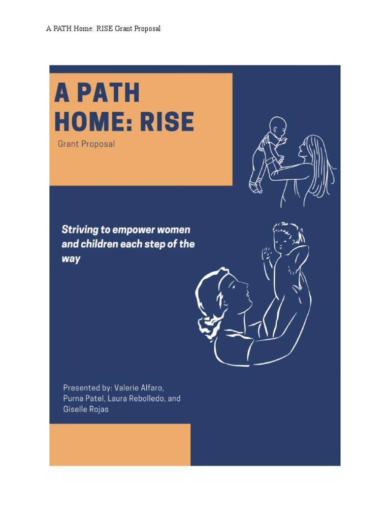 A Path Home Rise Grant Propsal | PDF | Homelessness | Employee Benefits