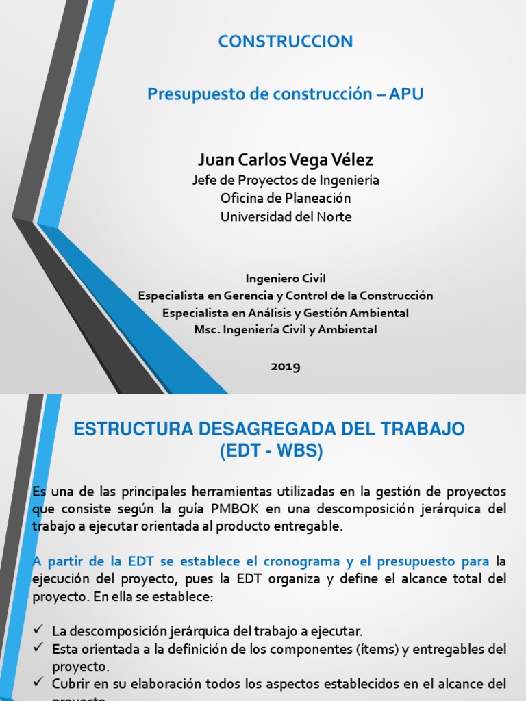 Presupuesto de Construccion - Apus - Aiu | PDF | Presupuesto
