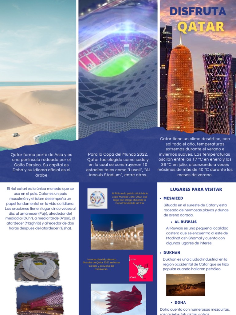 Folleto Qatar 2022 | PDF | Katar | Doha