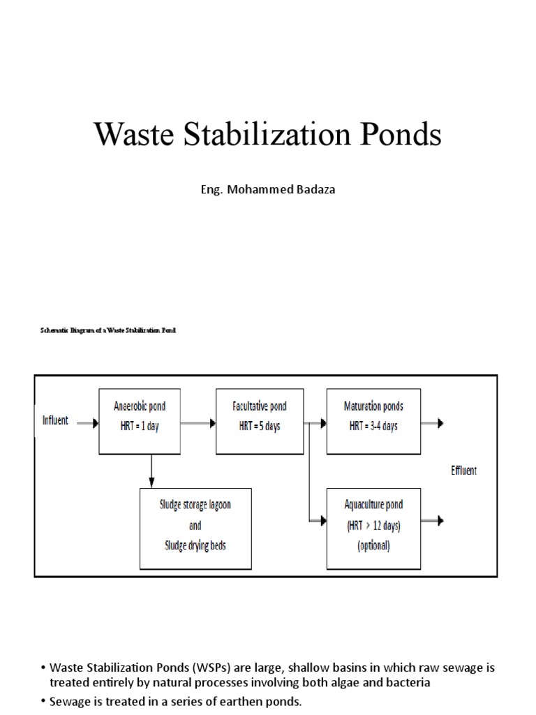 4 Waste Stabilization Ponds | PDF | Systems Ecology | Earth Sciences