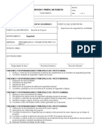 Requisitos y funciones del segurista de obra | PDF