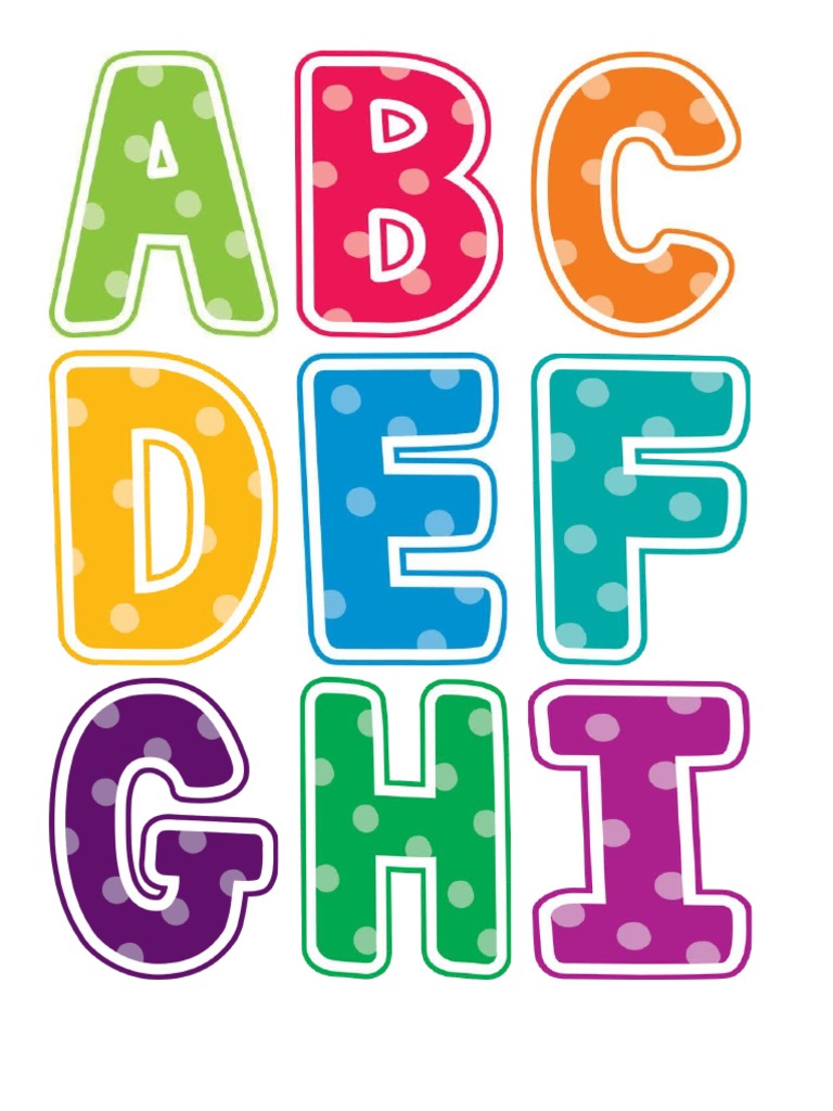 Abecedario Letras | PDF