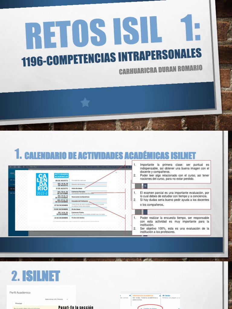 Retos Isil | PDF | Evaluación | Aprendizaje