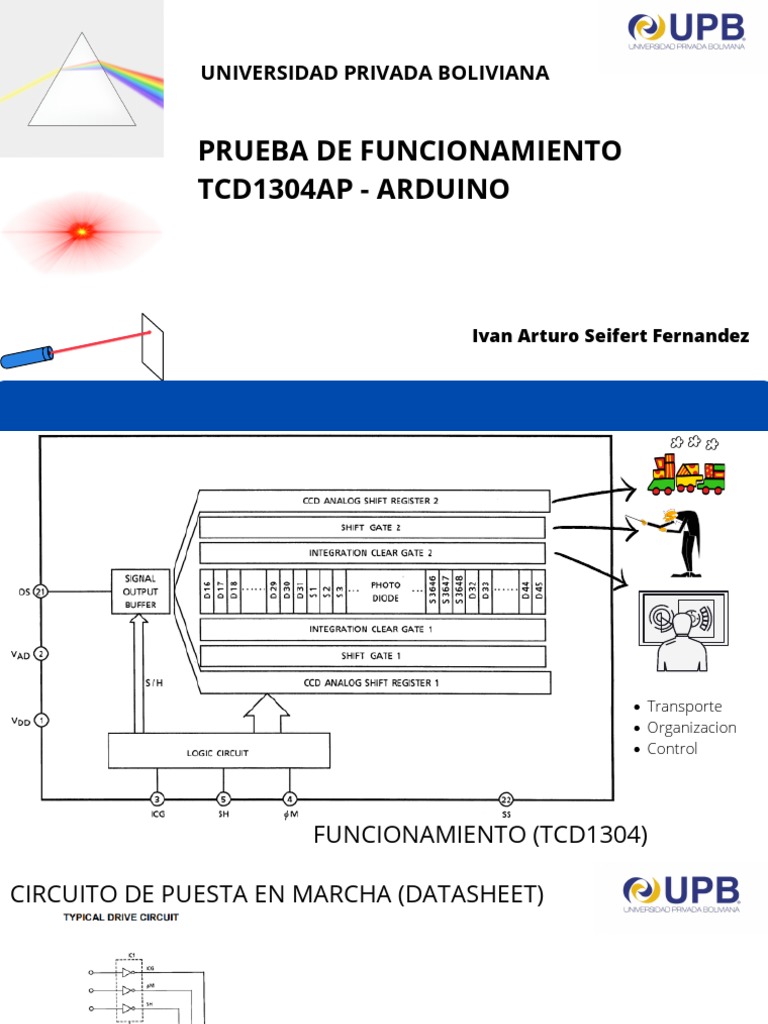 Prueba de Funcionamiento Tcd1304ap - Arduino | PDF
