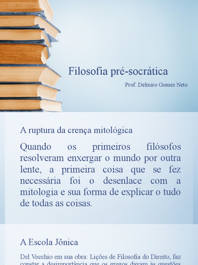 Filosofia Pré-Socrática | Download grátis PDF | Pitágoras | Metafísica