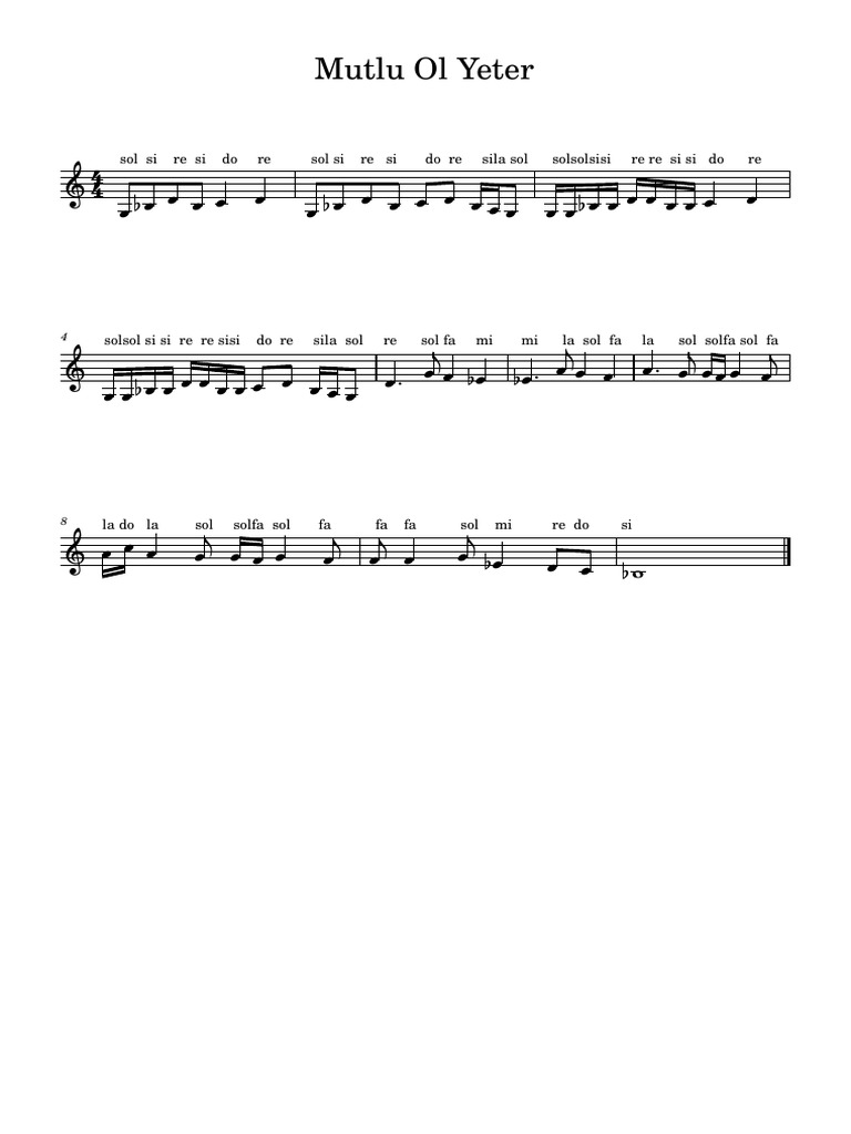 Mutlu Ol Yeter | PDF