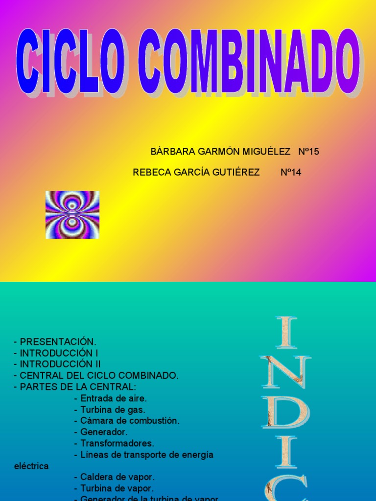 Ciclo Combinado | PDF | Generación eléctrica | Máquina de vapor