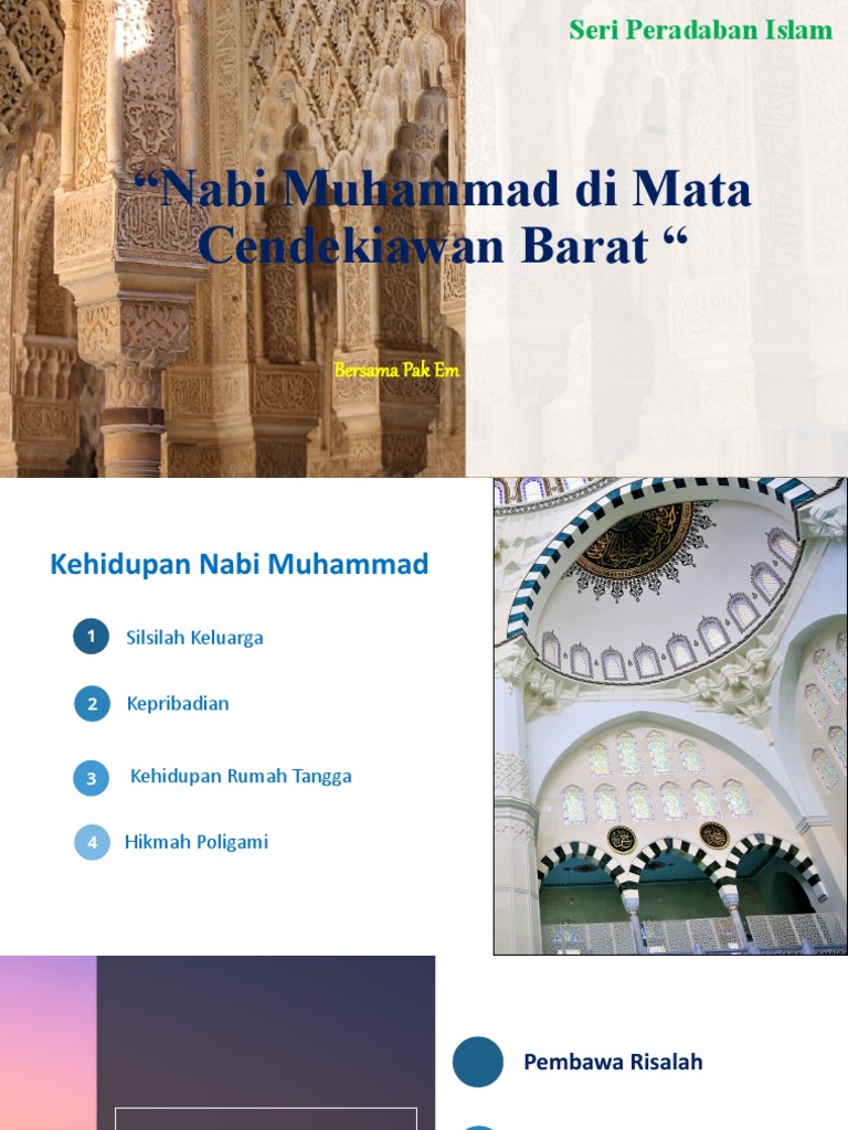 Cendekiawan Barat tentang Nabi Muhammad | PDF