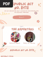 RA 8172 - Asin Law | PDF | Micronutrient