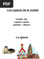 Lugares de la Ciudad en Inglés y Español | PDF | Recreación | Aficiones